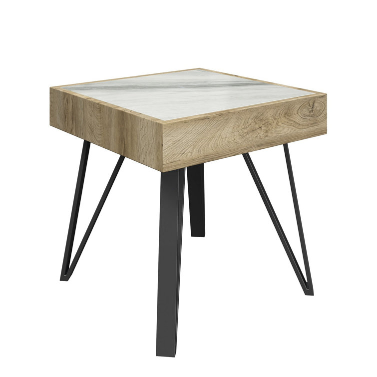 Metro Lane White Ceramic Side Table | Wayfair.co.uk