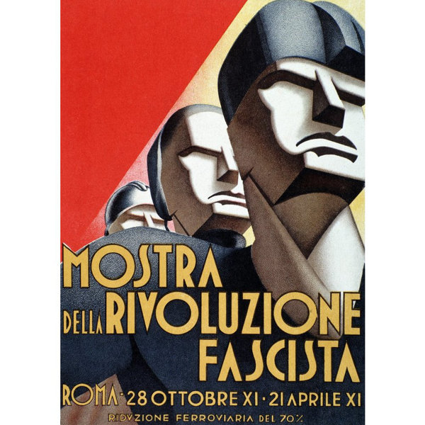 East Urban Home 'Exhibition of the Fascist Revolution, Poster, 1933 ...