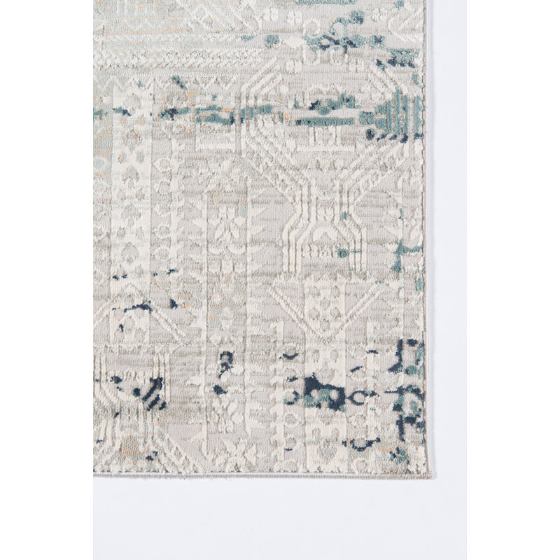 Dakota Fields Thoman Power Loom Silver Rug | Wayfair