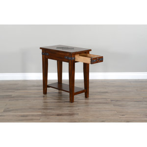 Alcott Hill® Josey Solid Wood End Table with Storage | Wayfair