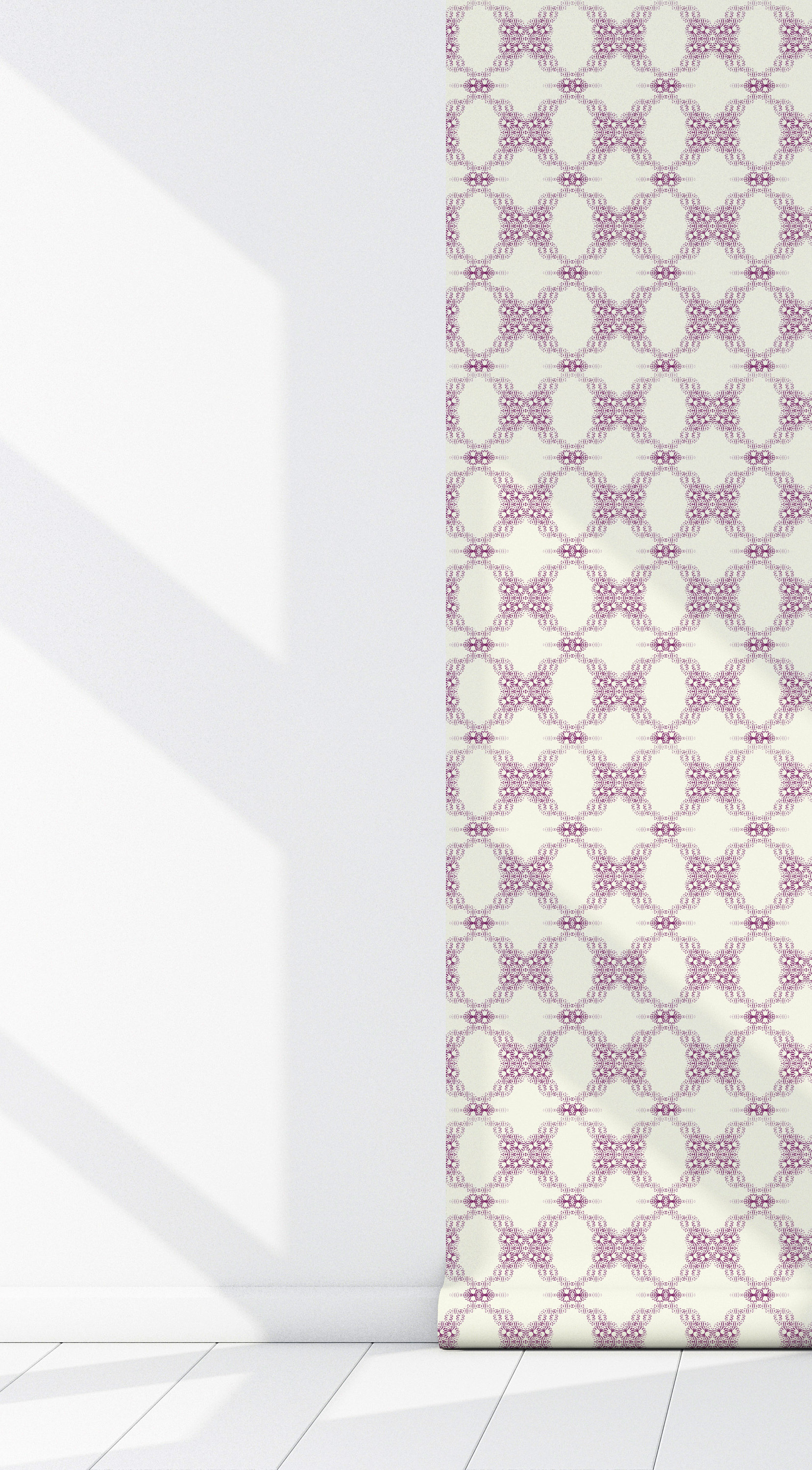 ivory panel wallpaper