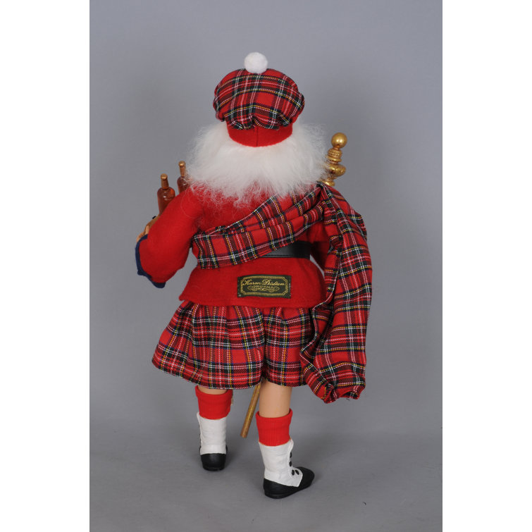 Karen Didion Scottish Santa Figurine & Reviews | Wayfair