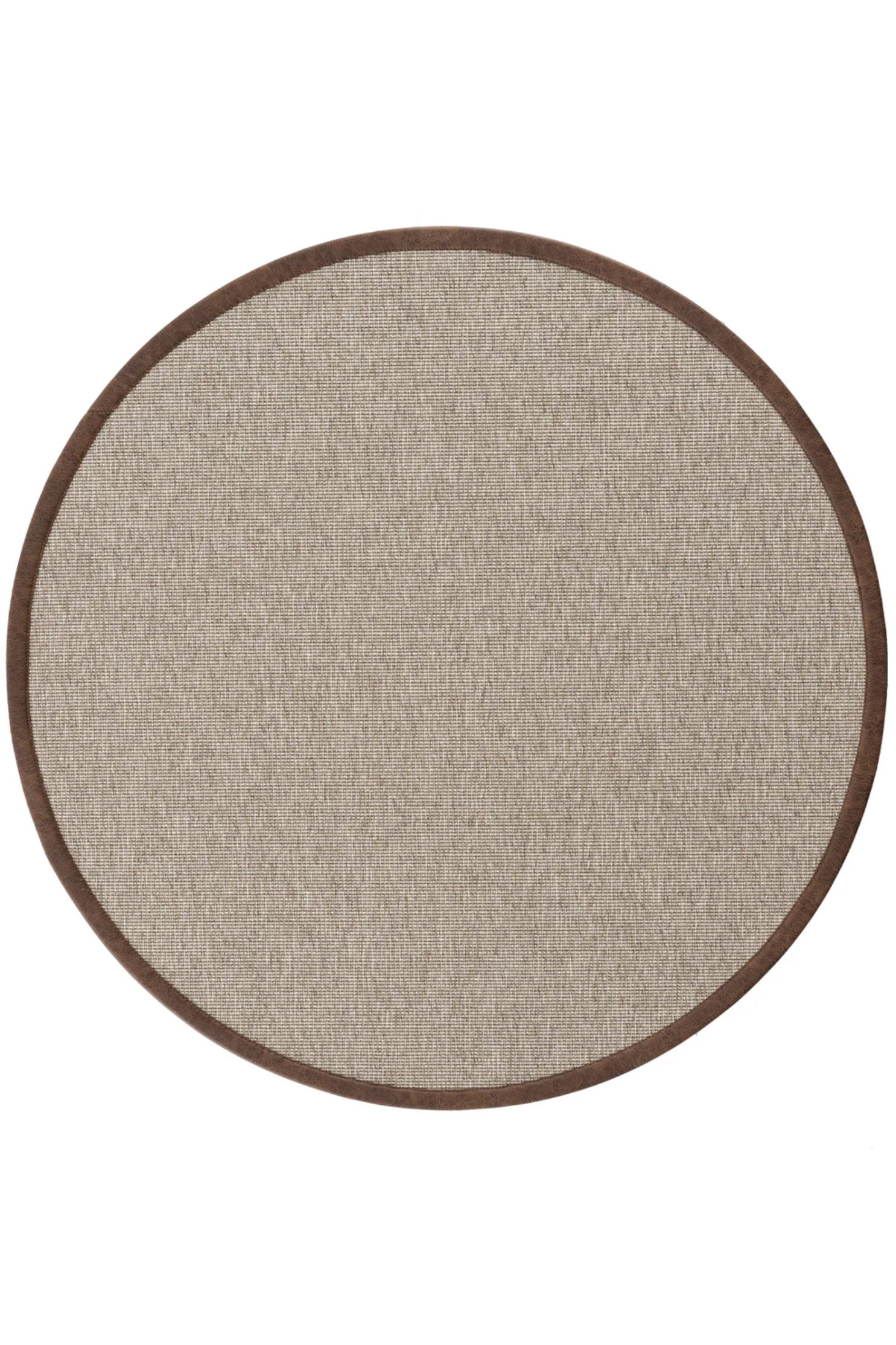 Rugpera Klem Leather Medusa Border Round Sisal Carpet | Wayfair