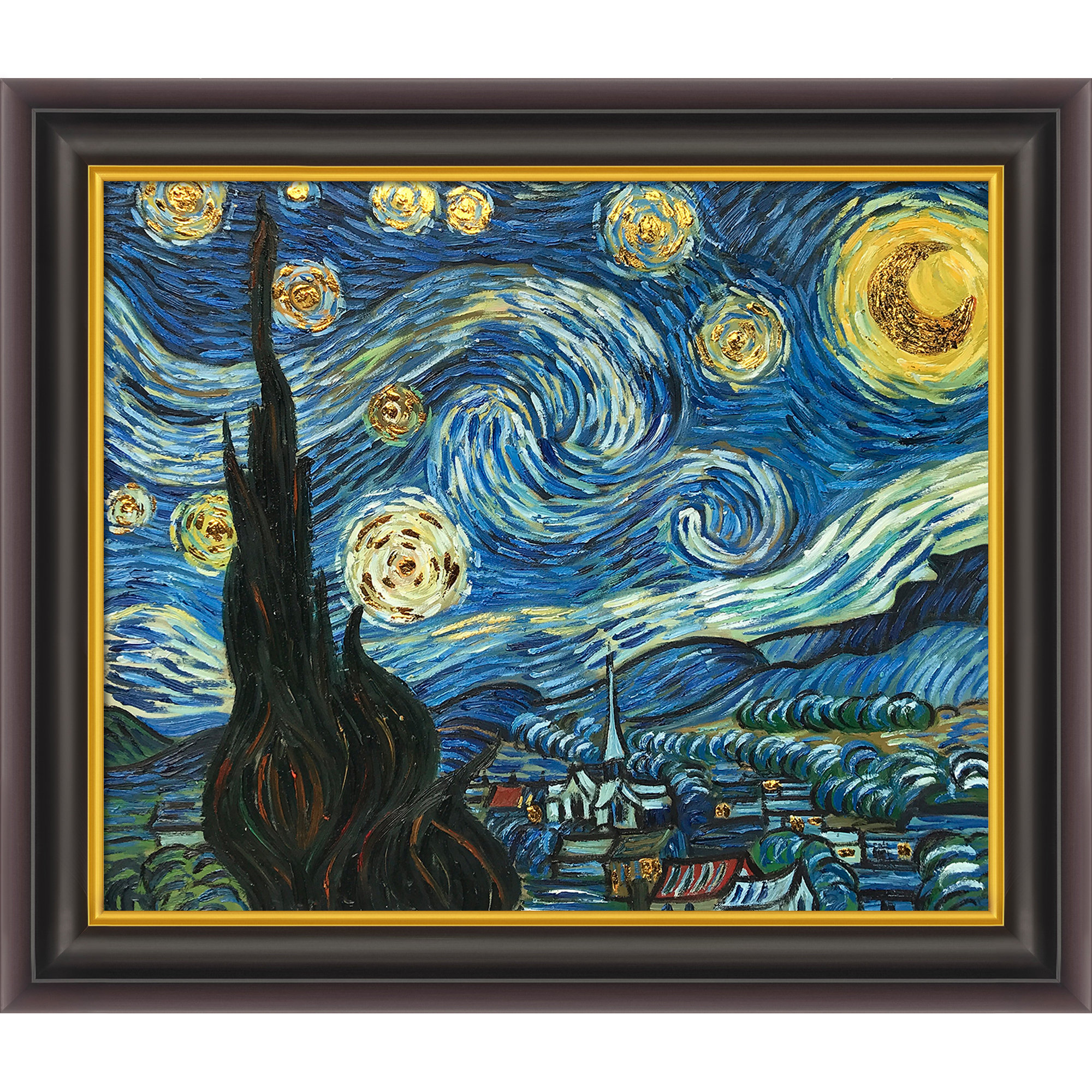 Vault W Artwork Starry Night' by Vincent Van Gogh - Picture Frame ...