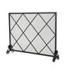 Latitude Run® Fire Screen - Iron Frame, Single Panel With Classic ...