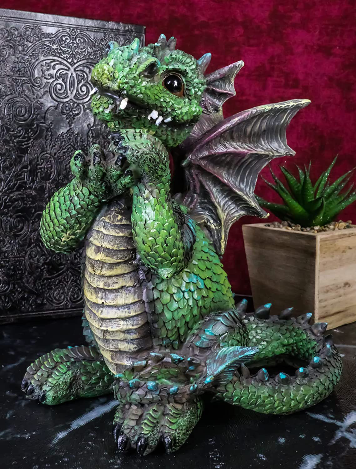 Trinx Eiryn Dinosaur Dragon Figurine | Wayfair