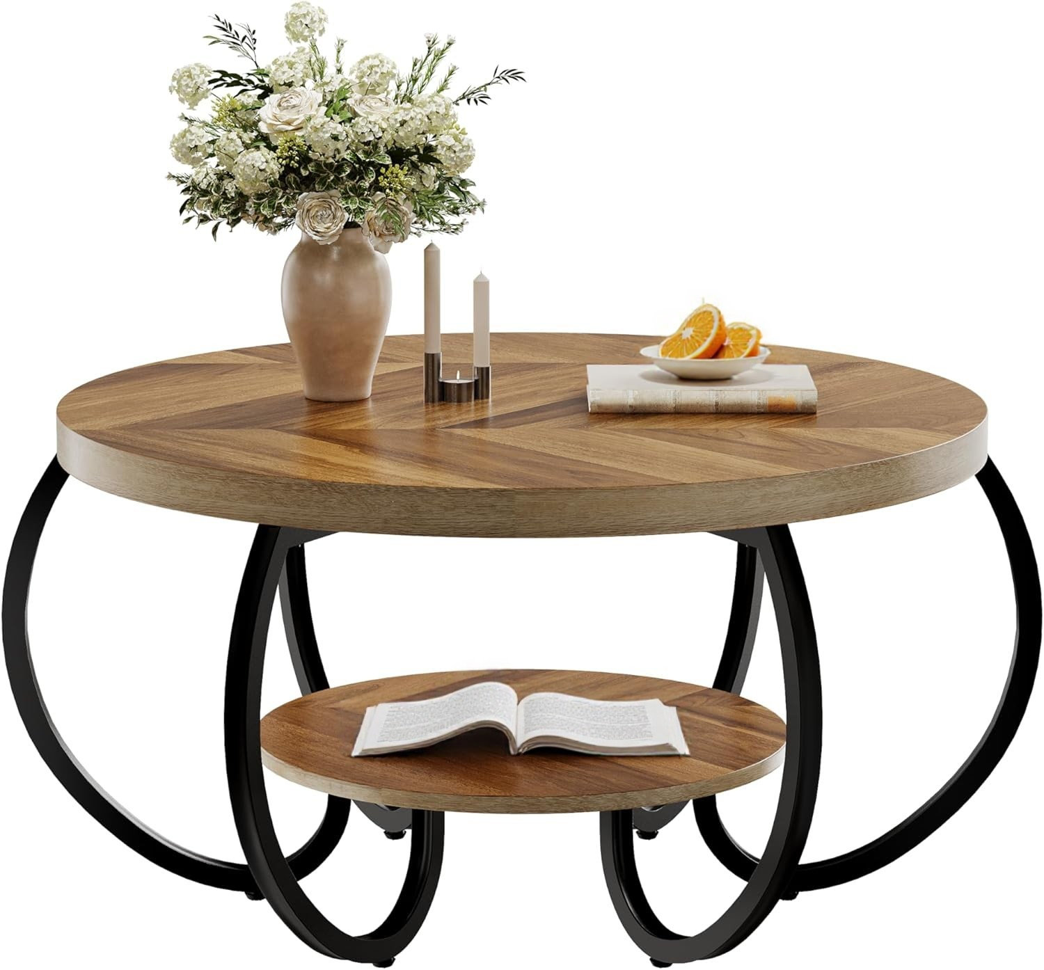 17 Stories Round Coffee Table - Wayfair Canada