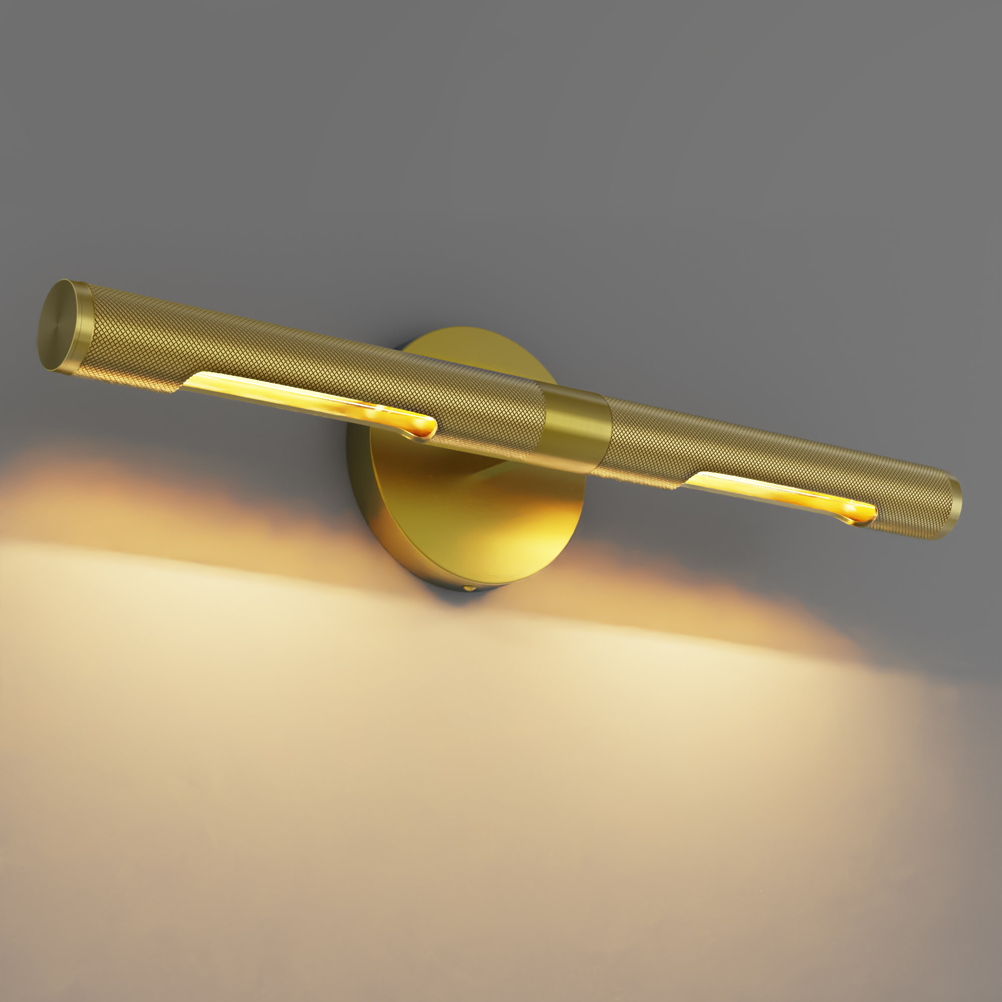 Mercer41 Modern Luxury Solid Brass 360° Rotatable Picture Light Hard ...