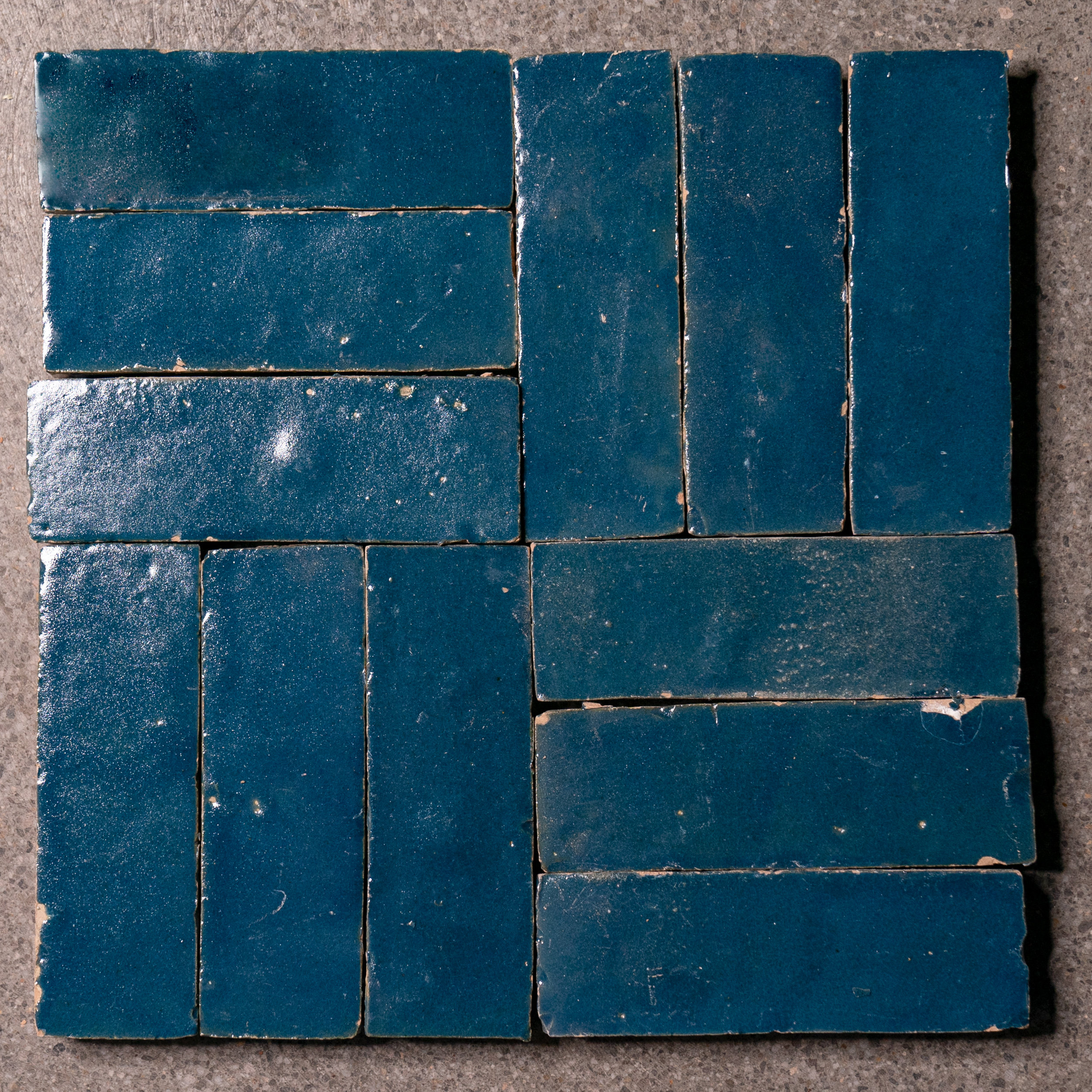 Moroccan Mosaic Tile House Zellige 2'' W x 6'' L Terra Cotta Singular ...