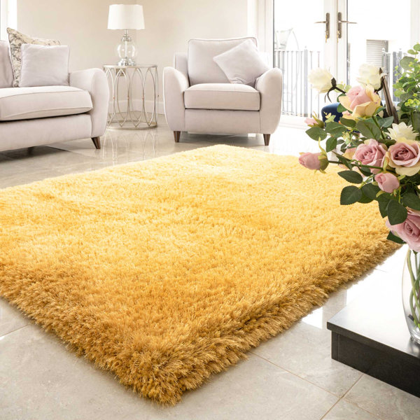 Canora Grey Anakah Luxury Shaggy Pink Rug | Wayfair.co.uk