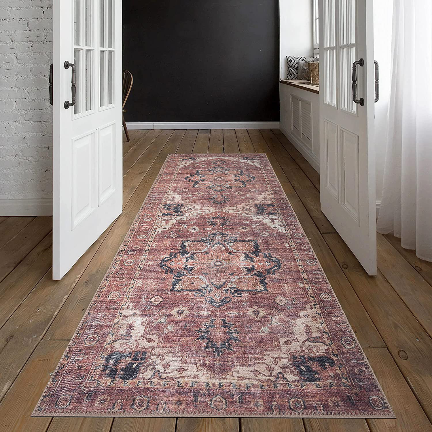 Bungalow Rose Area Rug in Terra & Reviews | Wayfair