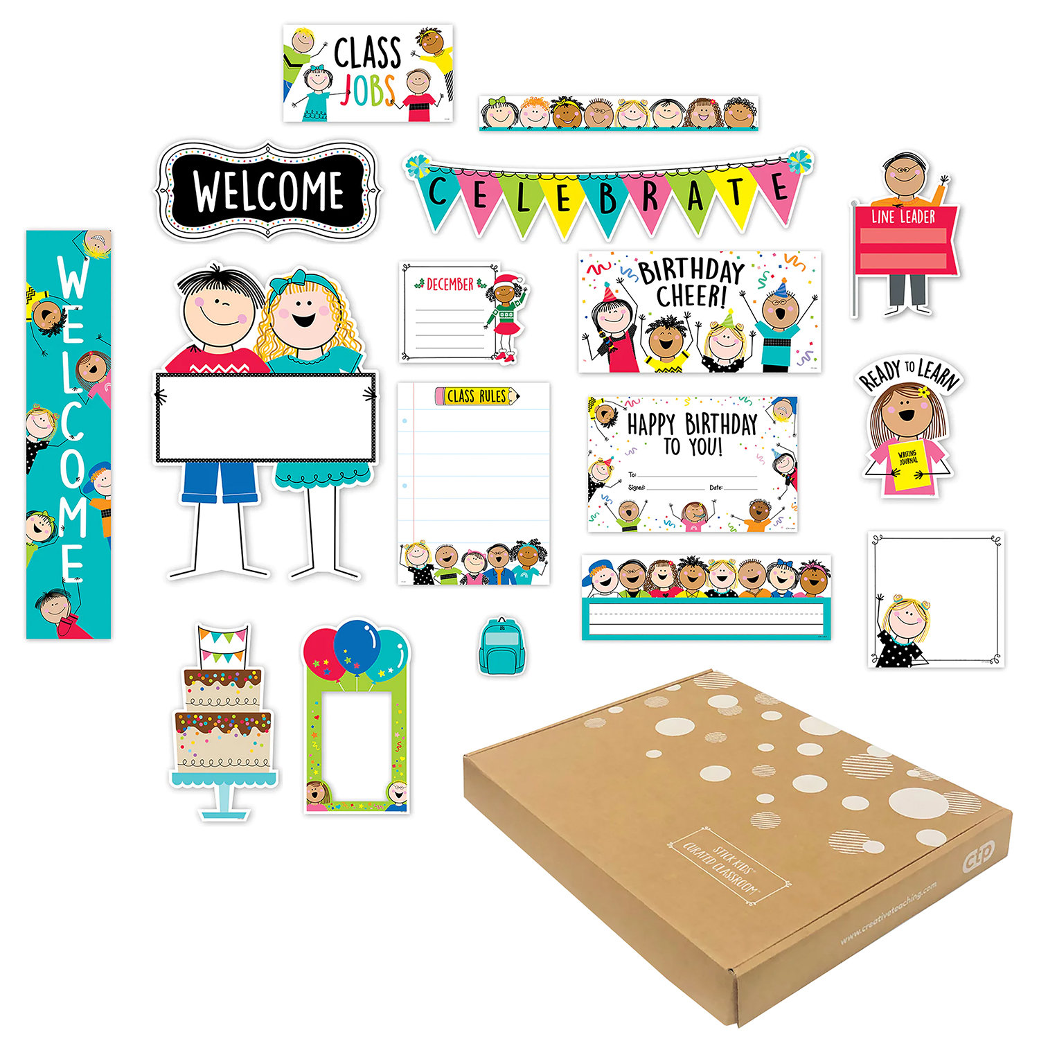 Creative Teaching Press Stick Kids Curated Classroom | Wayfair