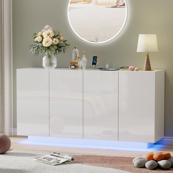 Ebern Designs Lianna 57.9" Wide Sideboard & Reviews | Wayfair