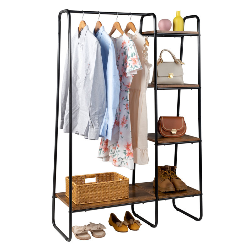Rebrilliant Maikki 39.3701'' Clothes Rack & Reviews | Wayfair