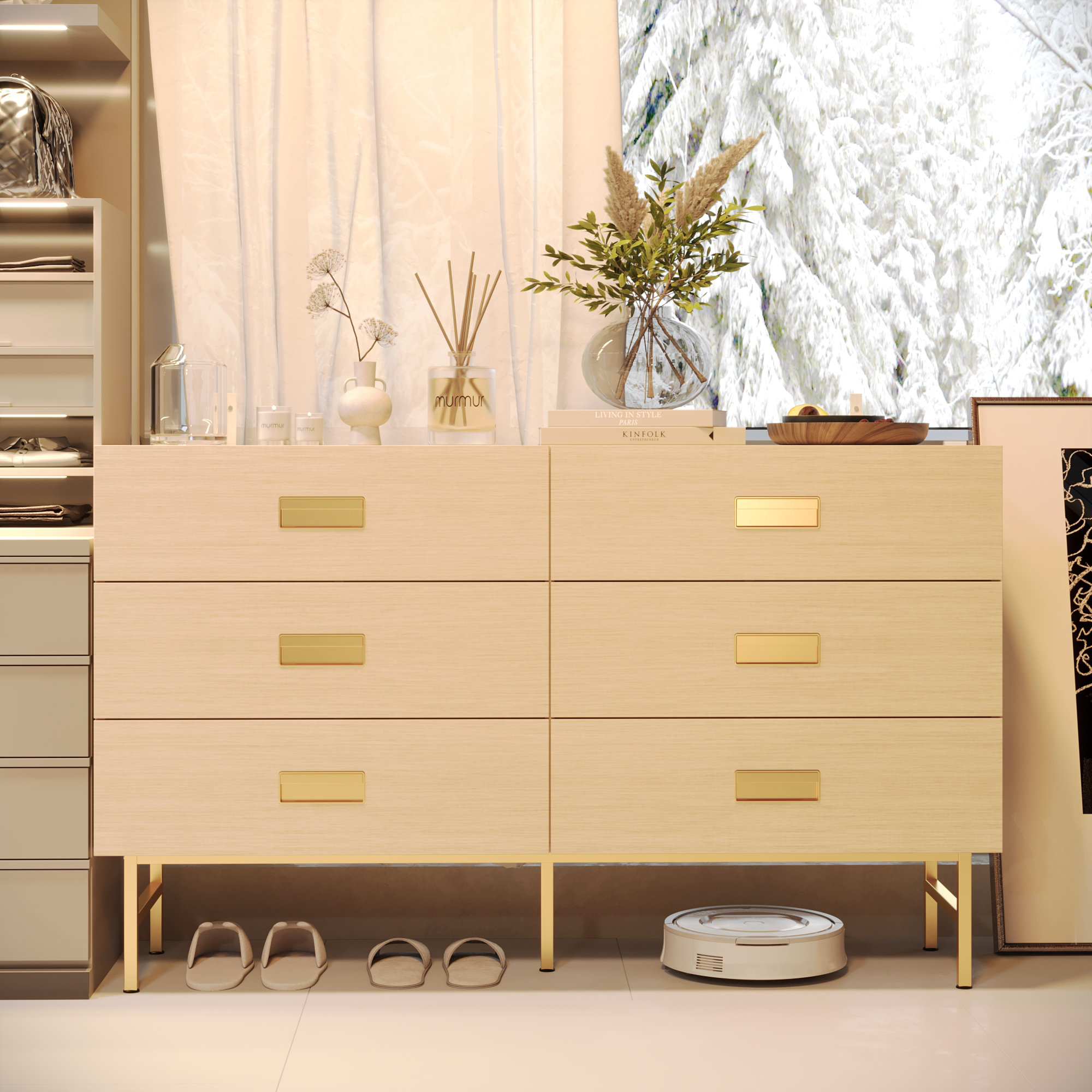Mercer41 6-Drawer Dresser With Modern Design & Reviews - Wayfair Canada
