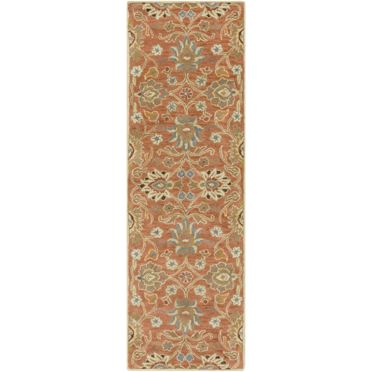 Birch Lane™ Arden Hand Tufted Wool Floral Rug & Reviews | Wayfair
