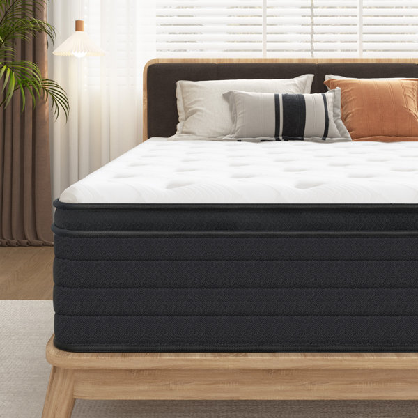 Alwyn Home Mattress CertiPUR-US Certified Hybrid Memory Foam Pocket ...