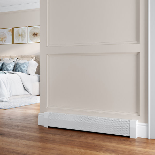 Baseboarders Premium Easy Slip-On Baseboard Heater Cover Left Side Open ...