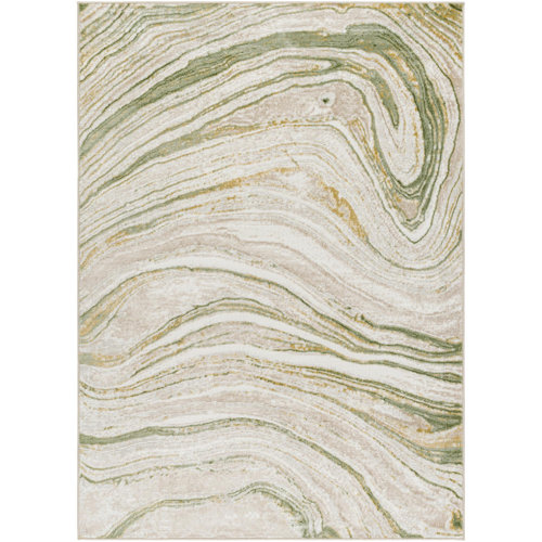 Abstract Green Area Rugs You'll Love | Wayfair