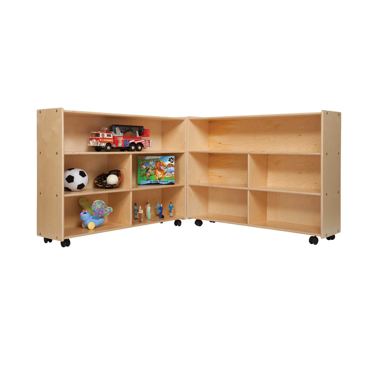 Wood Designs Contender Mobile Folding Versatile Storage Unit, 35½"H ...
