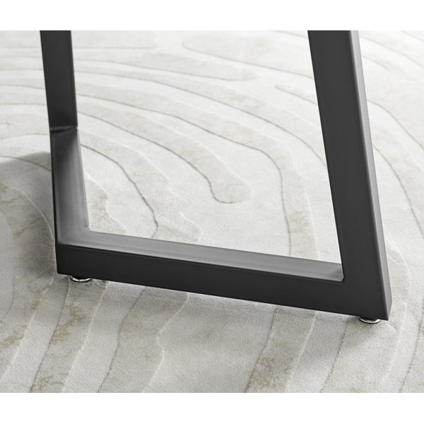 Bless international Carzon Marble Effect Melamine Dining Table and ...