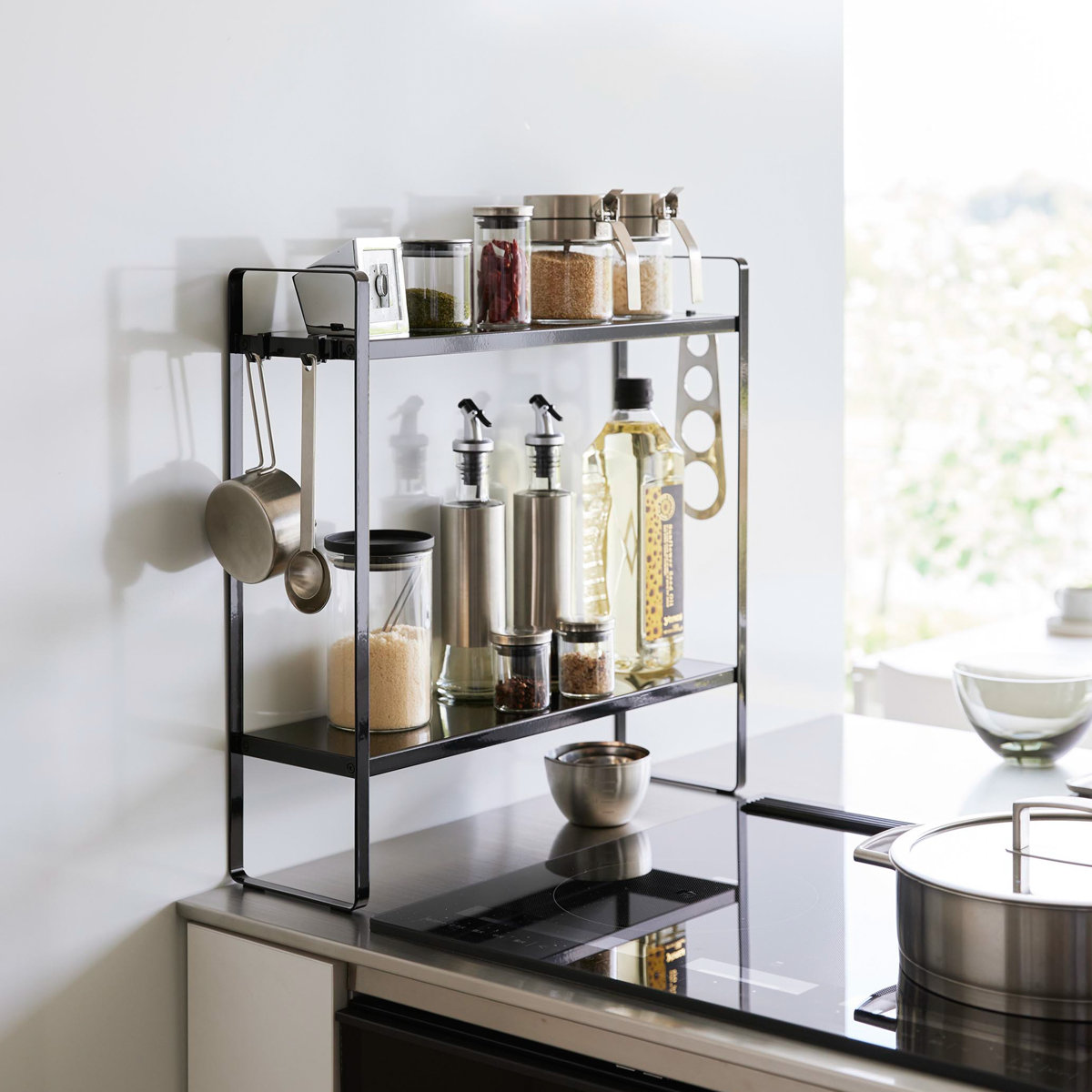Yamazaki Home Two-Tier Countertop Rack, Steel | Wayfair