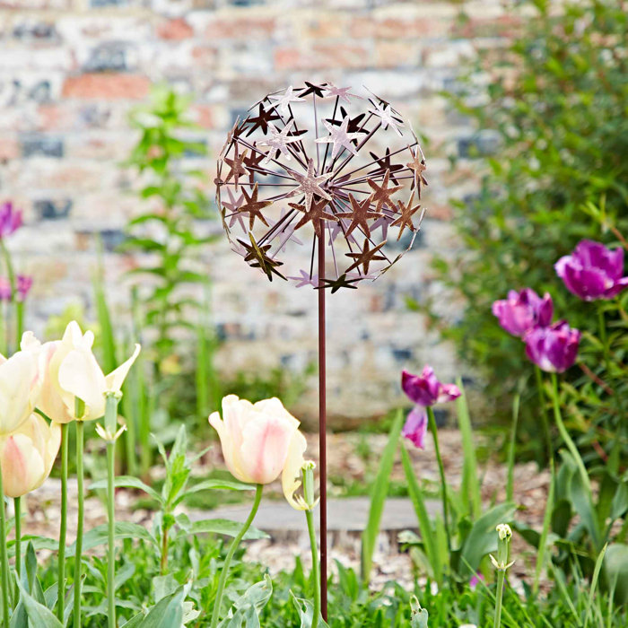 Paper High Metal Allium Garden Statue | Wayfair.co.uk