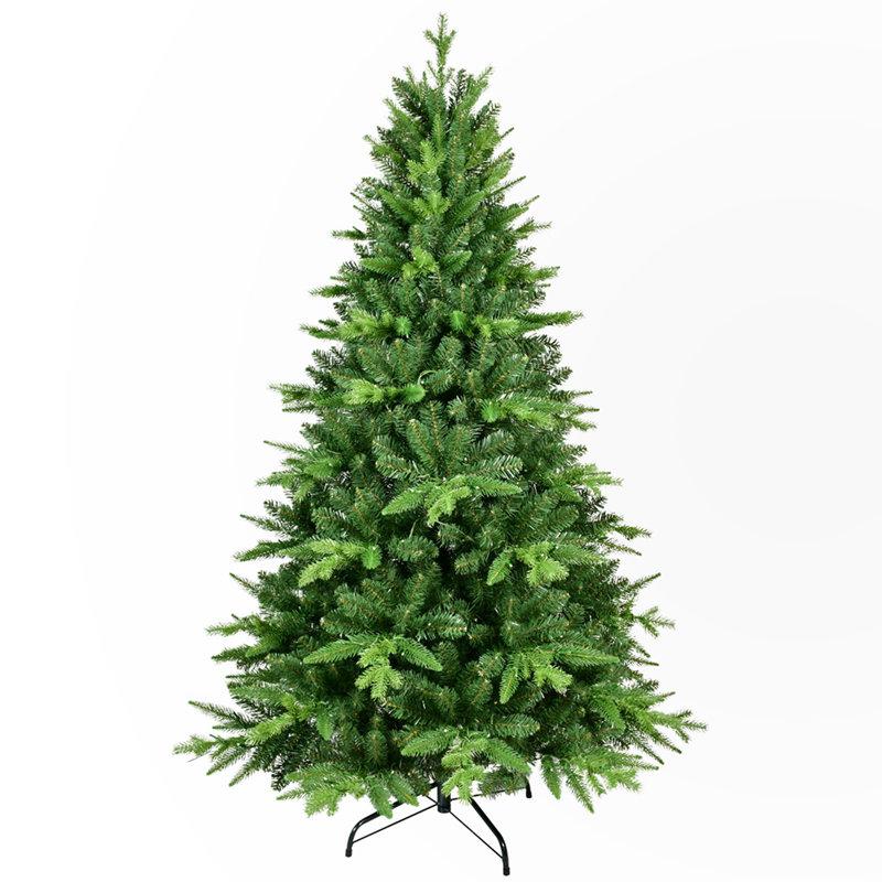 Charlton Home® 5FT PE And PVC Christmas Tree with Lights | Wayfair