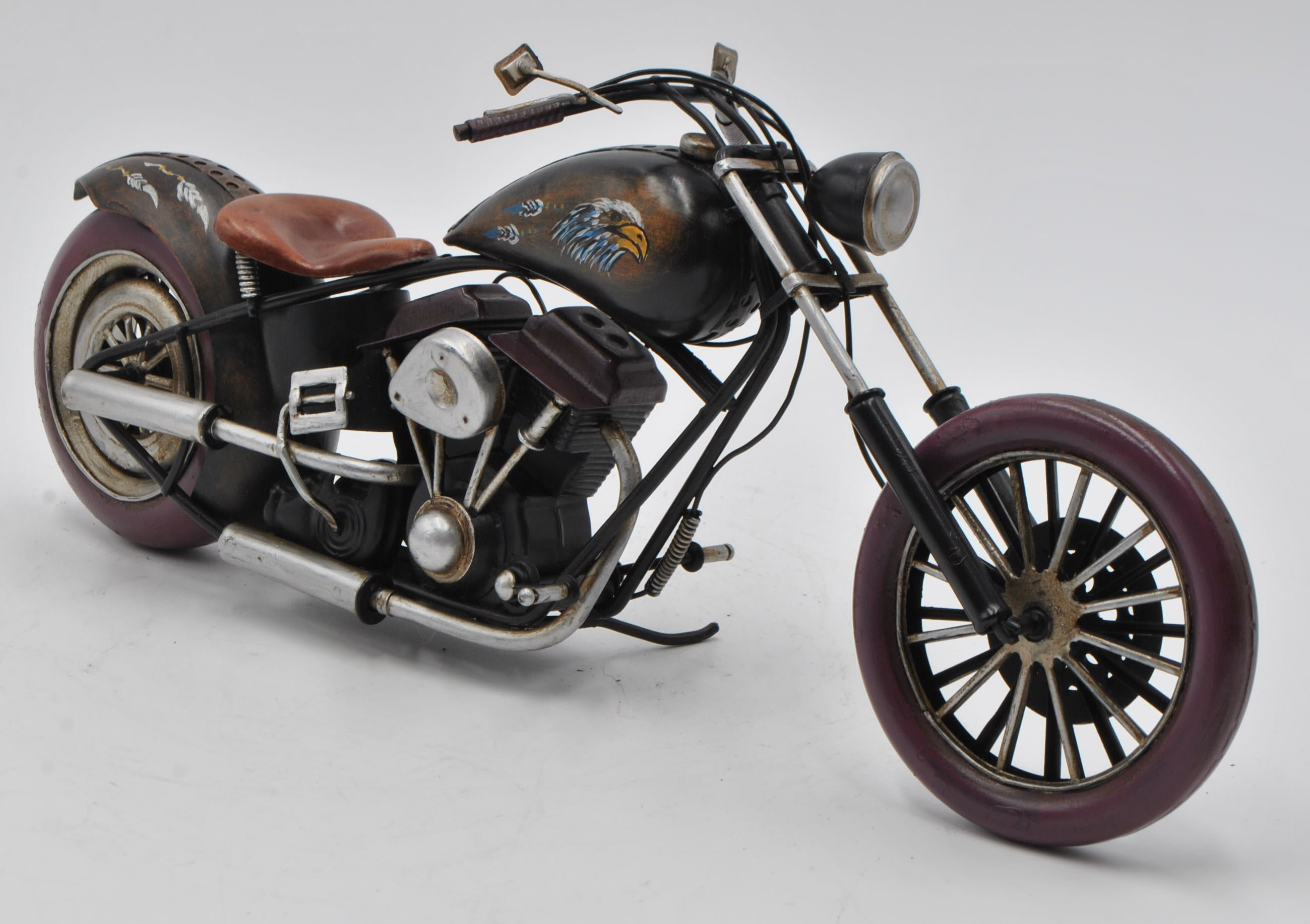 Trinx Shikhare HANDMADE 1940s Black VINTAGE MODEL Indian MOTORCYCLE ...