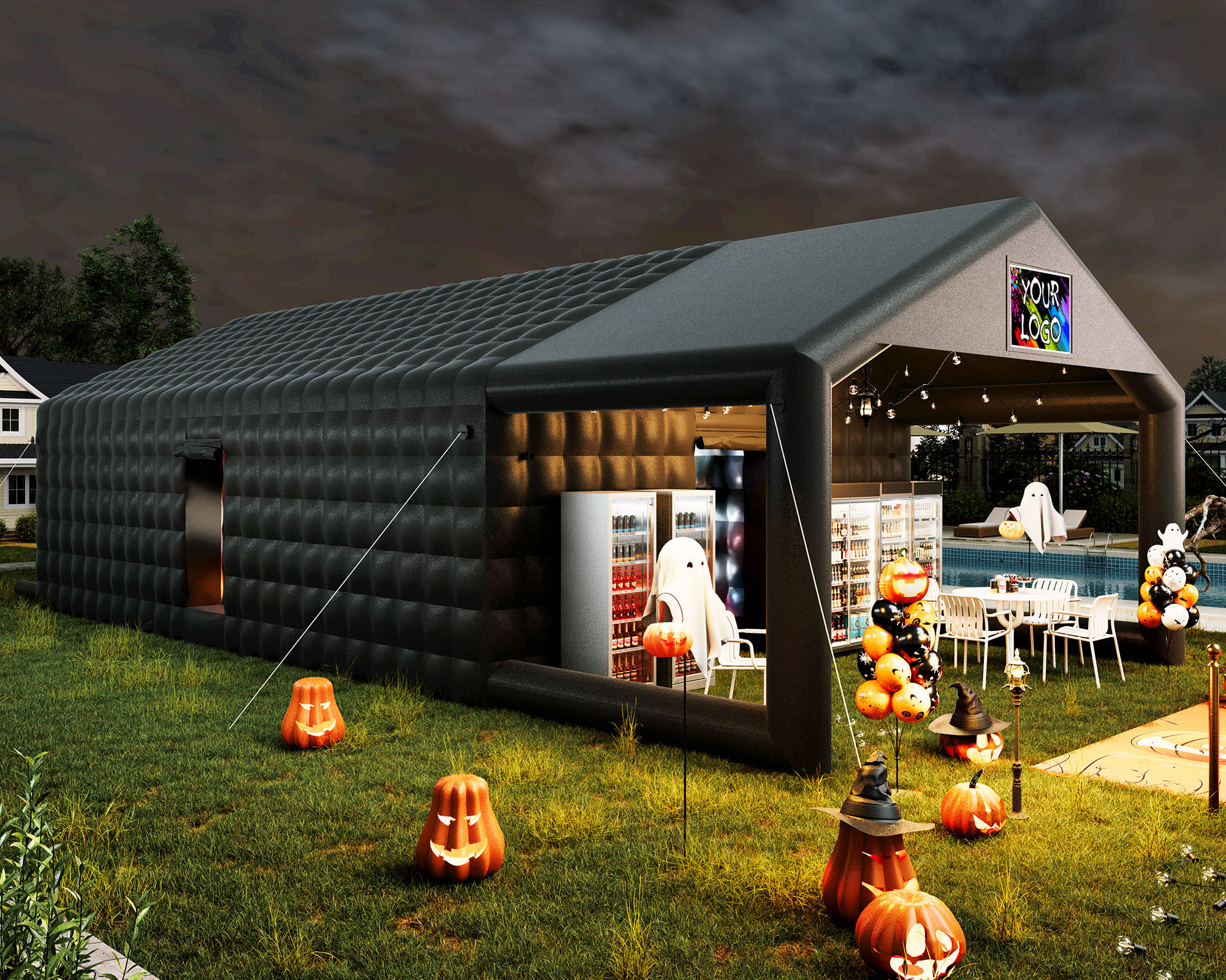 AMERLIFE Pop-Up Nightlife AMERLIFE Large Inflatable Night Club Tent for ...