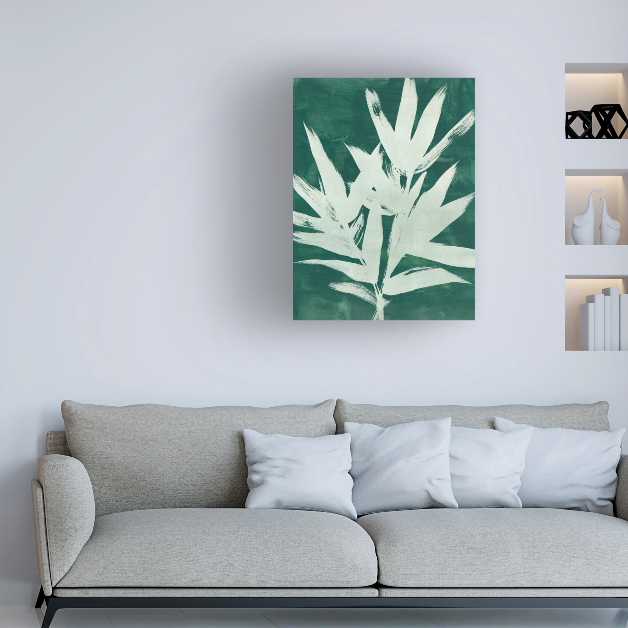 Bay Isle Home™ June Erica Vess Water Palm Fossil II Canvas Wall Art ...