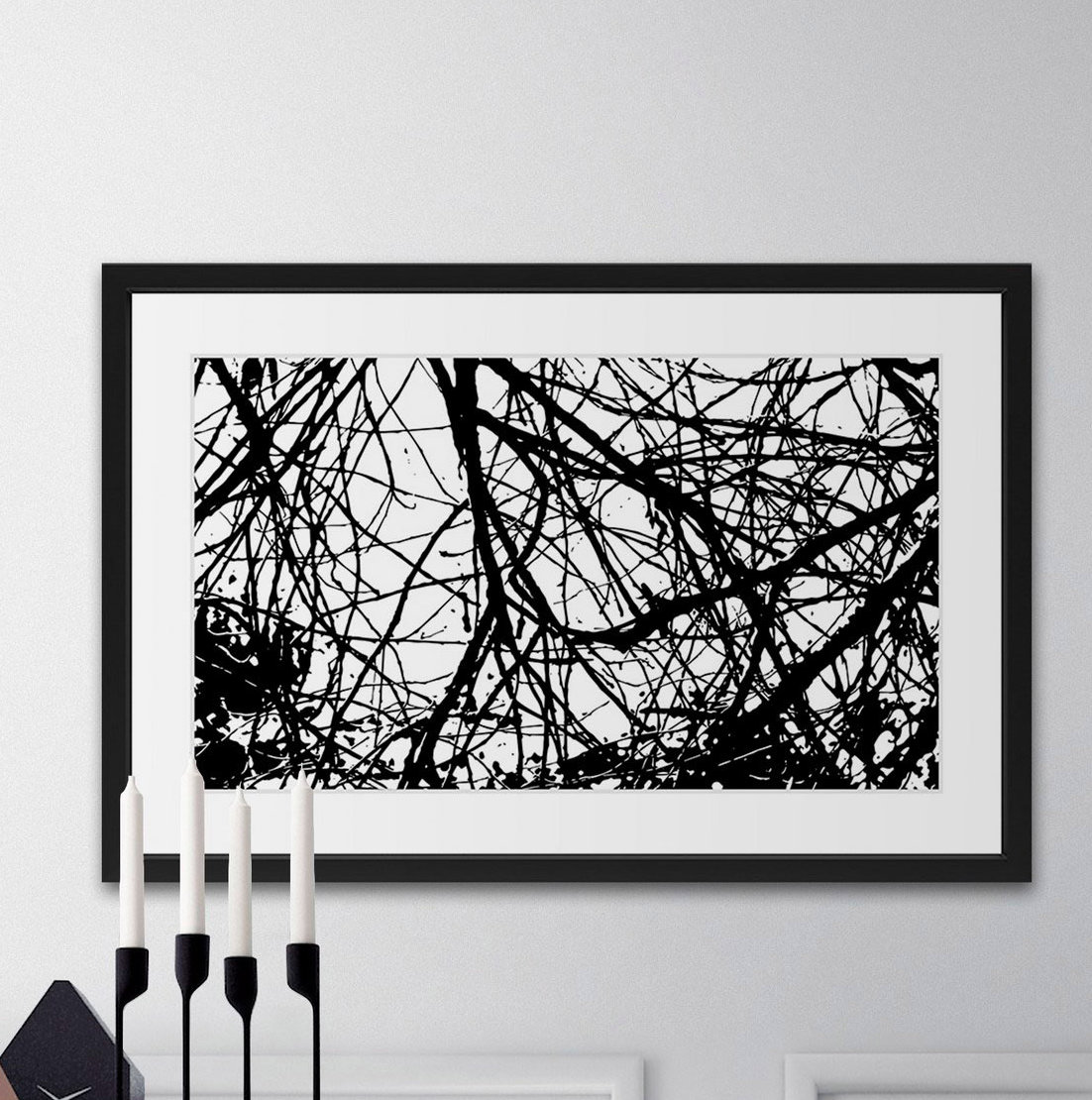 Wrought Studio Branches Entwined - Picture Frame Print on Paper ...