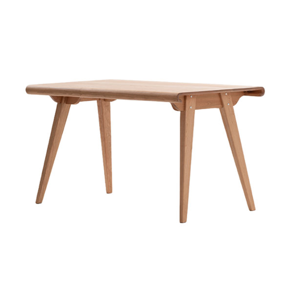 Greyleigh Simple Modern Rectangular Dining Table Solid Wood Dining ...