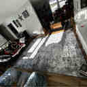 Mercury Row® Baez Abstract Light Blue Area Rug & Reviews | Wayfair