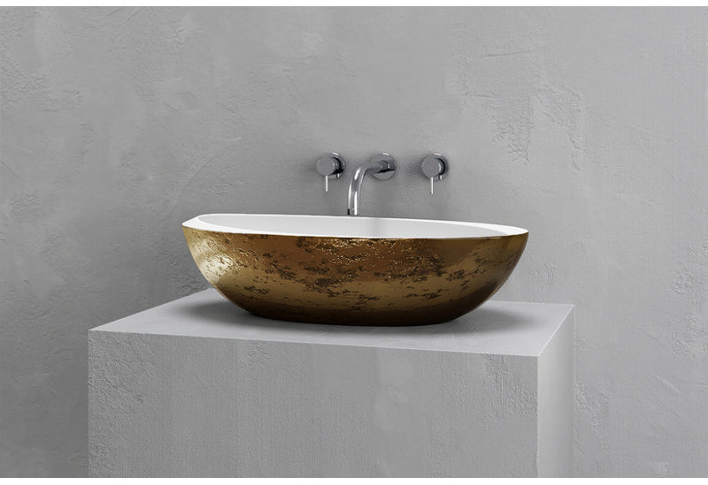 Vast Studio Vessel Sink – Oval Countertop Basin with Smooth Interior ...