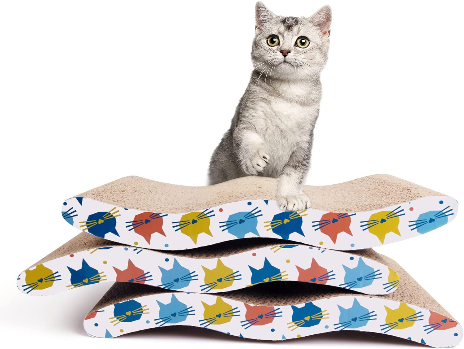 Tucker Murphy Pet™ Cat Scratcher Cardboard Scratching Pad With Catnip 3 ...