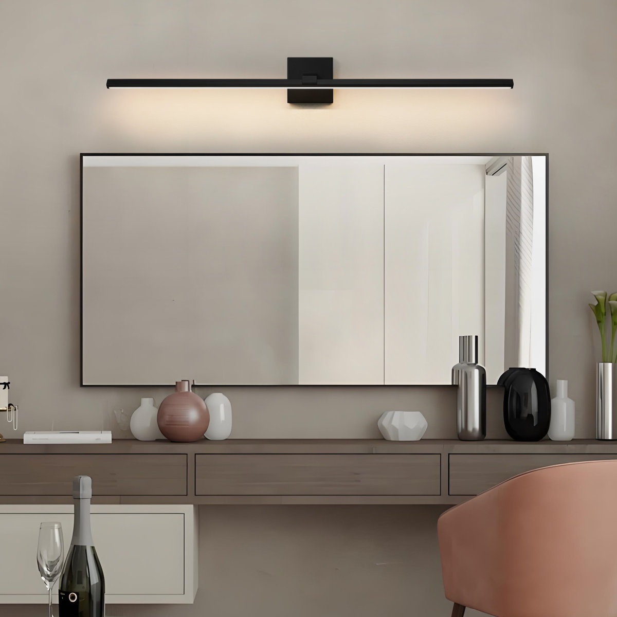 Wrought Studio™ 39" Dimmable LED Bath Bar & Reviews | Wayfair