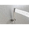 TOKYODO 10 Inch Square Rainfall Shower Head with Handheld Shower Combo ...