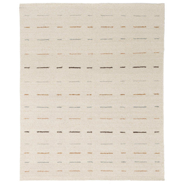 Ashley Stark Home Jinelle Flatweave Wool Geometric Area Rug in Prism ...
