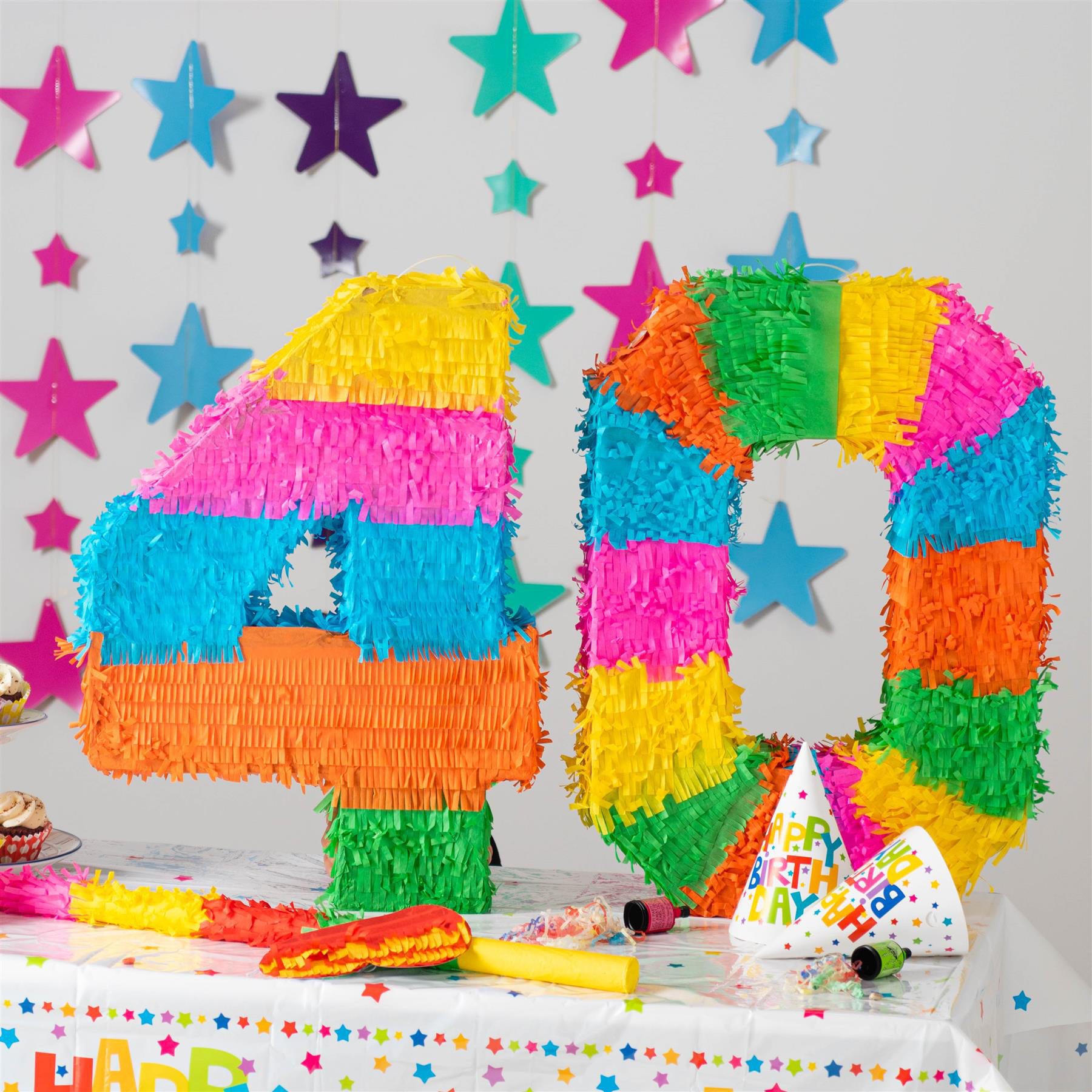 Fax Potato - Pinata Set with Stick & Blindfold - 40th Birthday ...