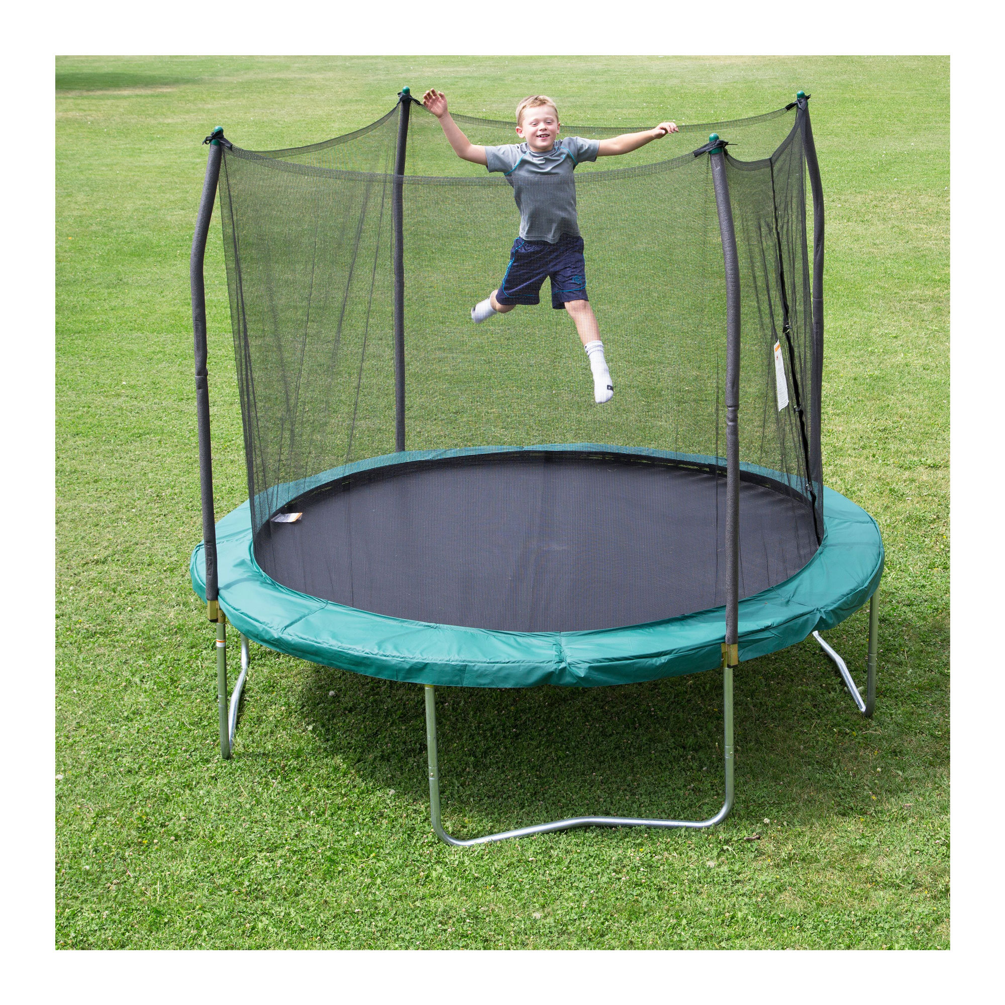 Skywalker Trampolines 10' Round Trampoline with Safety Enclosure ...