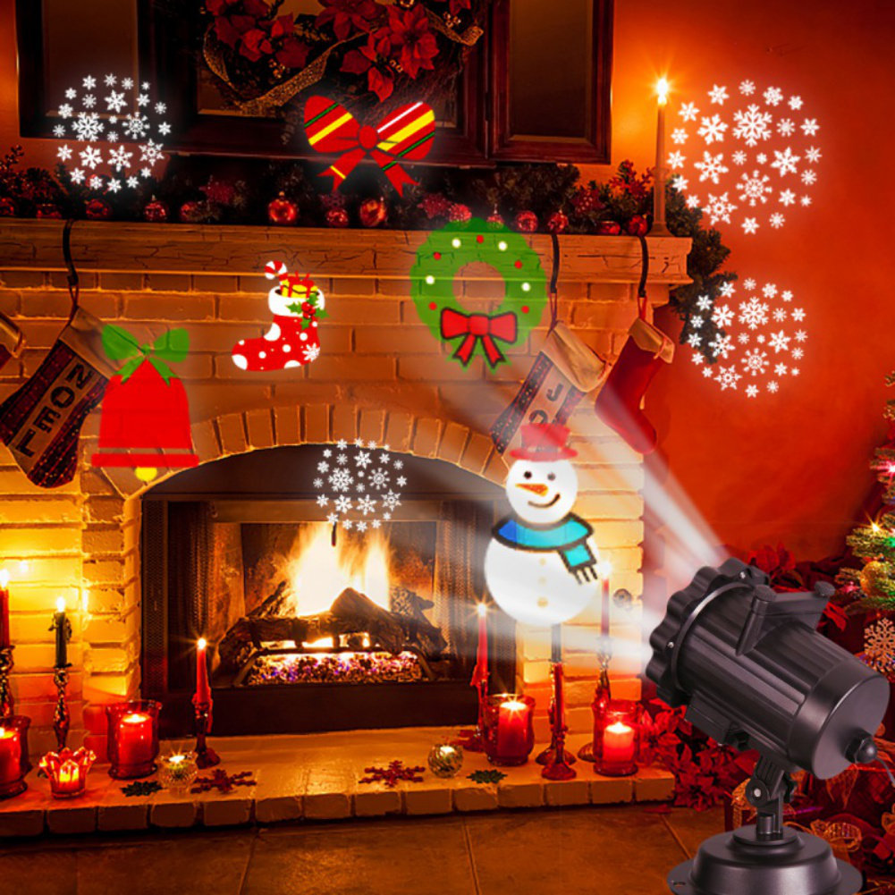The Holiday Aisle® Halloween Christmas Projection Lights, LED Holiday ...