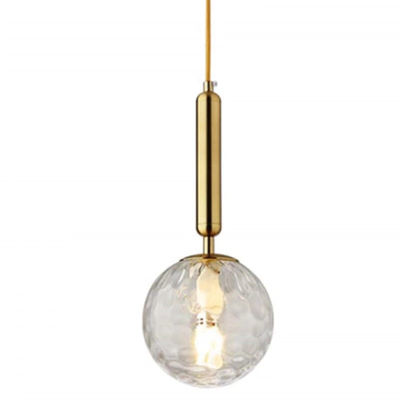 Mercer41 E12 Luxury Ripple Light Glass Modern Gold Nordic Pendant ...