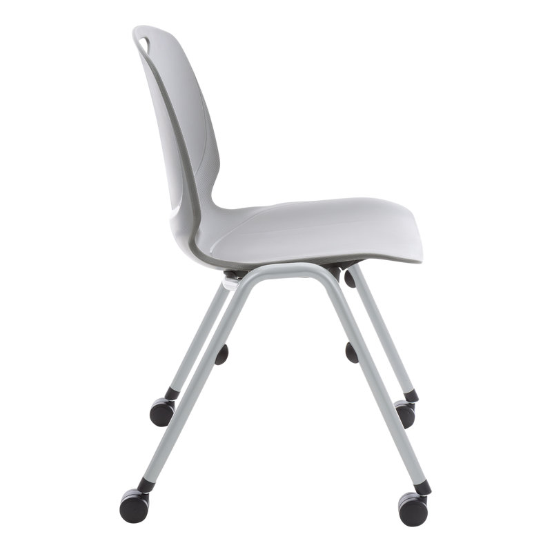 Learniture Academic Stacking Classroom Chair with Wheels ( Set of 4 ...