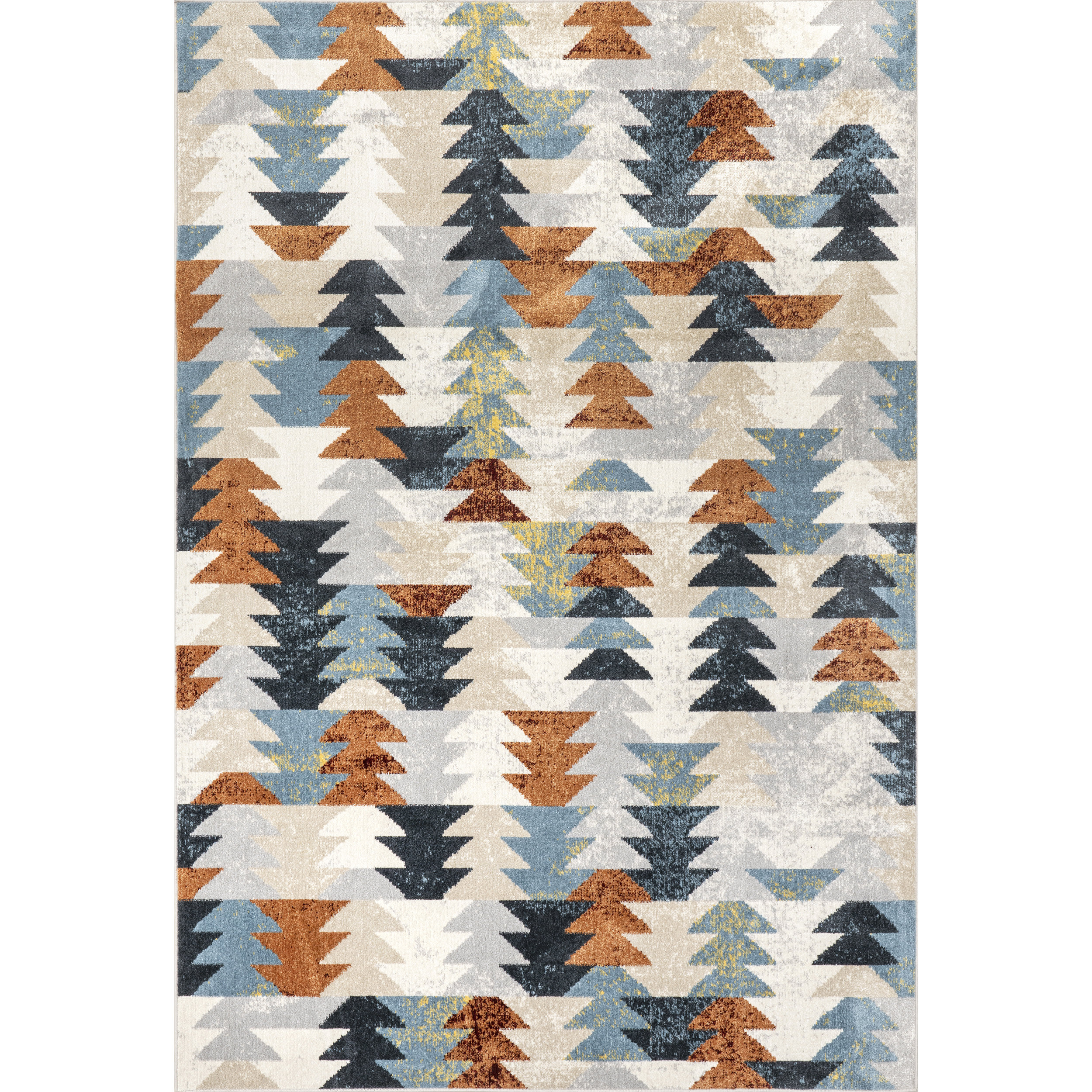 Union Rustic Allegra SpinClean Southwestern Machine Washable Area Rug ...