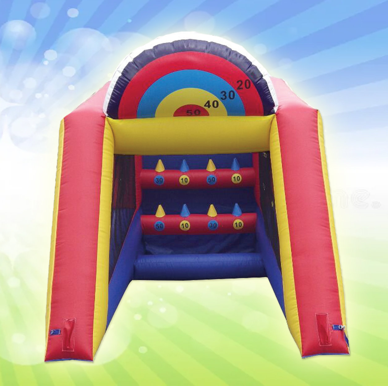 Jingo Jump 9' x 15' Inflatable Obstacle Course with Air Blower | Wayfair