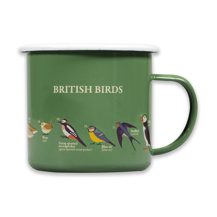 Maturi Segarra Mug Enamel - RSPB (Free As A Bird) | Wayfair.co.uk