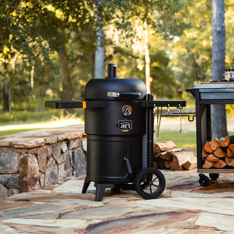 Oklahoma Joe's Gen 2 Bronco Drum Smoker & Grill, Black & Reviews | Wayfair