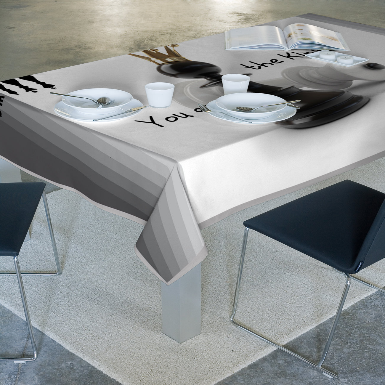 Red Barrel Studio® Aviza Chess Tablecloth | Wayfair