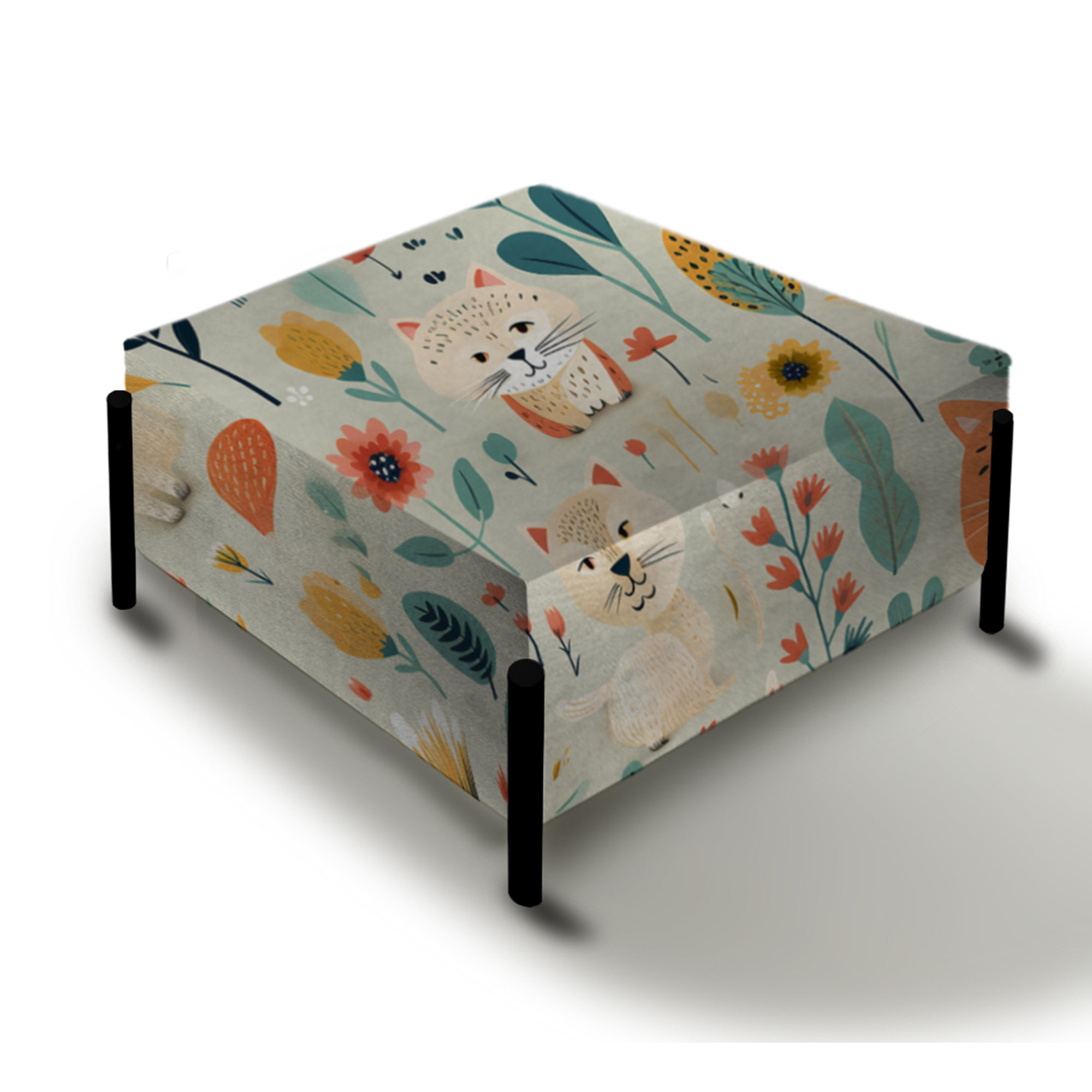 East Urban Home Decosta Orrington Watercolor Fox Explorer - Animal ...